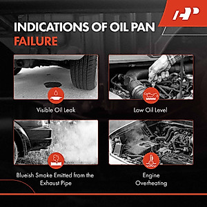 A-Premium Lower Engine Oil Pan Sump with Drain Plug Compatible with Audi A4 Quattro, A5 (Quattro), A6 (Quattro), A7 (Quattro), A8 (Quattro), Q5 Q7
