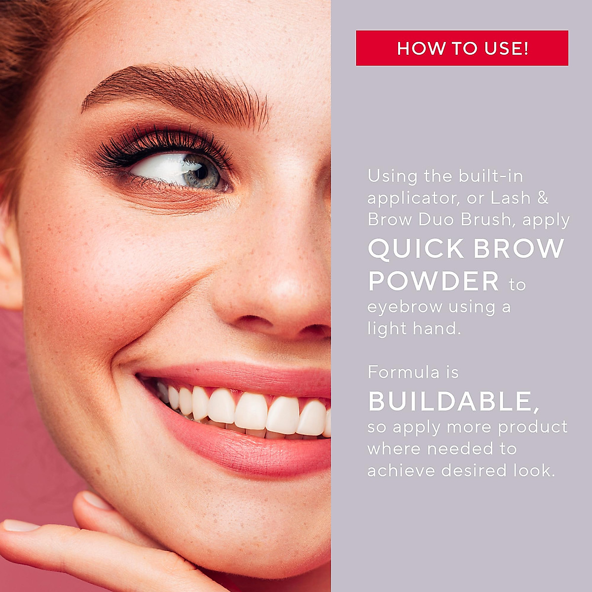 Mirabella Quick Brow Powder, Eyebrow Filler for Beautiful Brows with Skin-Conditioning and Nourishing Shea Butter, Long-Lasting and Buildable Eyebrow Powder Kit with Zero Fallout, Light/Medium