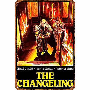 The Changeling Professional Tin Poster- Ideal Wall Decor for Bars, Cafes, Offices, Restaurants, Homes, Gardens, Shops, Clubs - 12 X 8 Inches