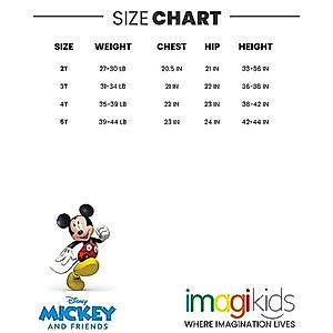 Disney Mickey Mouse Toddler Boys Zip Up Winter Coat Puffer Jacket 5T