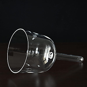 7 Inch E Note Hollow Handle Clear Quartz Crystal Singing Bowl With Handle Case