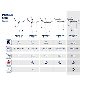 Leifheit 81520 Pegasus 200 Laundry Dryer