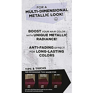 Schwarzkopf Got2b Metallics Permanent Hair Color, M68 Dark Ruby