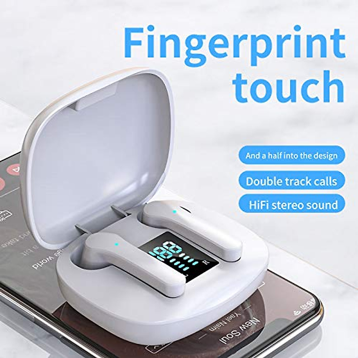 #SQ3L4B Js36 TWS-Bluetooth Headset Stereo Earbuds Headphone Sports Gaming Earphone