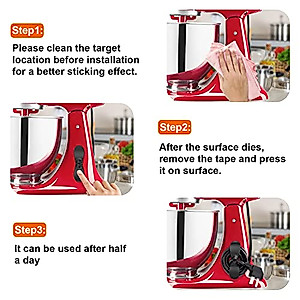 Appliances Cord Organizer, Airboat 6Pack Cable Wrap Holder Small Stick On Kitchen Utensils Accessories Part for Toaster, Oven, Blender and Sandwich Maker