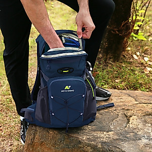 Multipurpose Hydration Backpack with 3L Water Bladder, High Flow Bite Valve, Perfect Water Backpack 18L for Hiking, Cycling