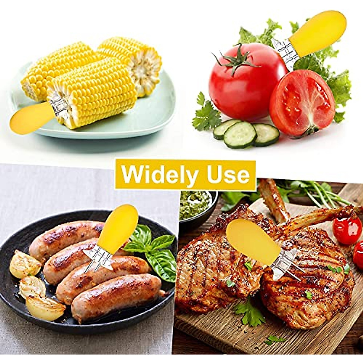 Gyvazla BBQ Grill Mat Set of 5, Non Stick Oven Liner Teflon Barbecue Cooking Mats, Perfect for Baking on Gas, Charcoal, Oven and Electric Grills - Reusable, with Oil Brush