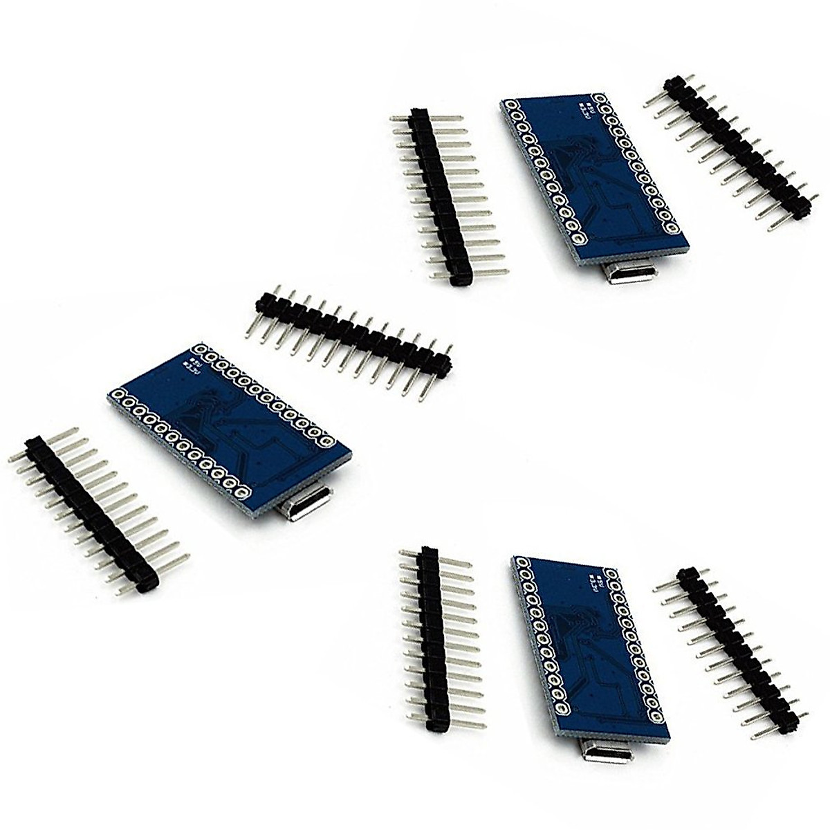 HiLetgo 3pcs Pro Micro Atmega32U4 5V 16MHz Bootloadered IDE Micro USB Pro Micro Development Board Microcontroller Compatible to Arduino Pro Micro Serial Connection with Pin Header