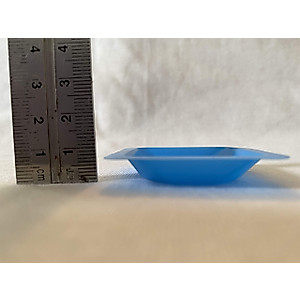 Standard Weighing Boats, W-S46-BL-50, 46mm, Small, Blue, Pack of 50