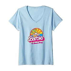 Barbie Malibu Beach Party V-Neck T-Shirt
