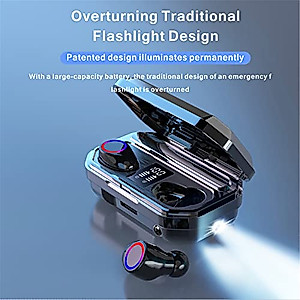 Wireless Bluetooth 5.0 Headphones with Microphone Sports Music Waterproof Long Battery Life Led Digital Display Lightweight Comfortable Headphones 2023