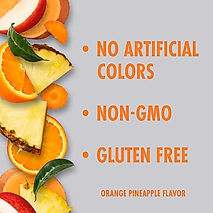 V8 +ENERGY Orange Pineapple Energy Drink, Made with Real Vegetable and Fruit Juices, 8 FL OZ Can (12 Pack)