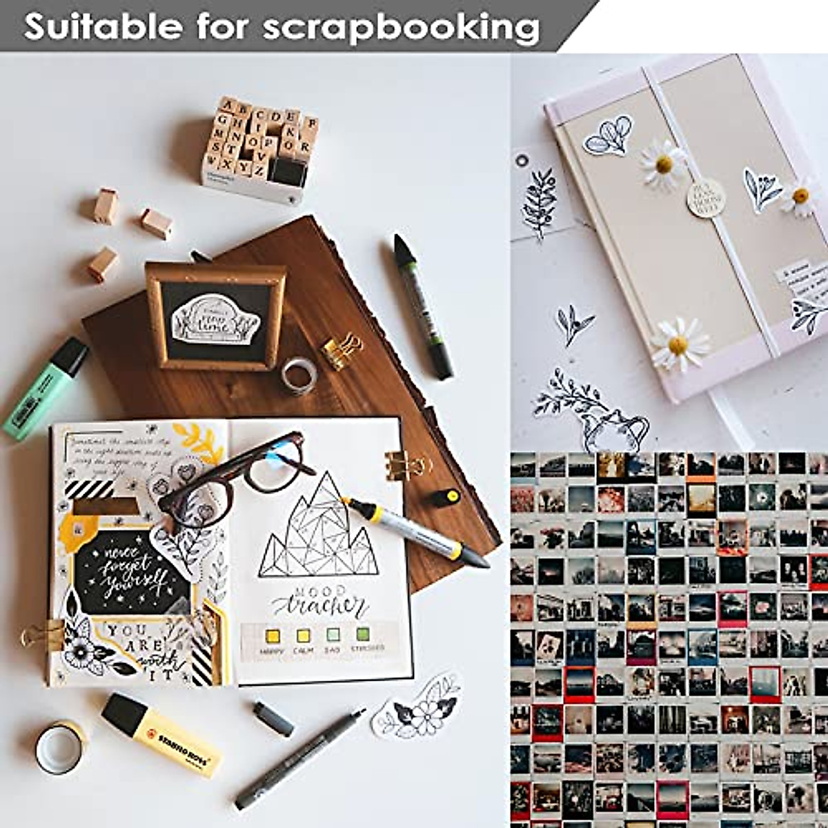 ALLFUN 1000 Pieces Clear Glue Points Dots Double Sided Adhesive Removable Glue Points for Balloons Craft Glue Points Dots Sticky Dots