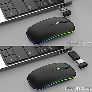 Neises Bluetooth Mouse for ipad,Bluetooth Mouse for MacBook Air/Mac/MacBook Pro/Mini/ipad Pro/iMac/Laptop,Rechargeable Wireless Mouse for MacBook Air/MacBook pro Chromebook Laptop PC