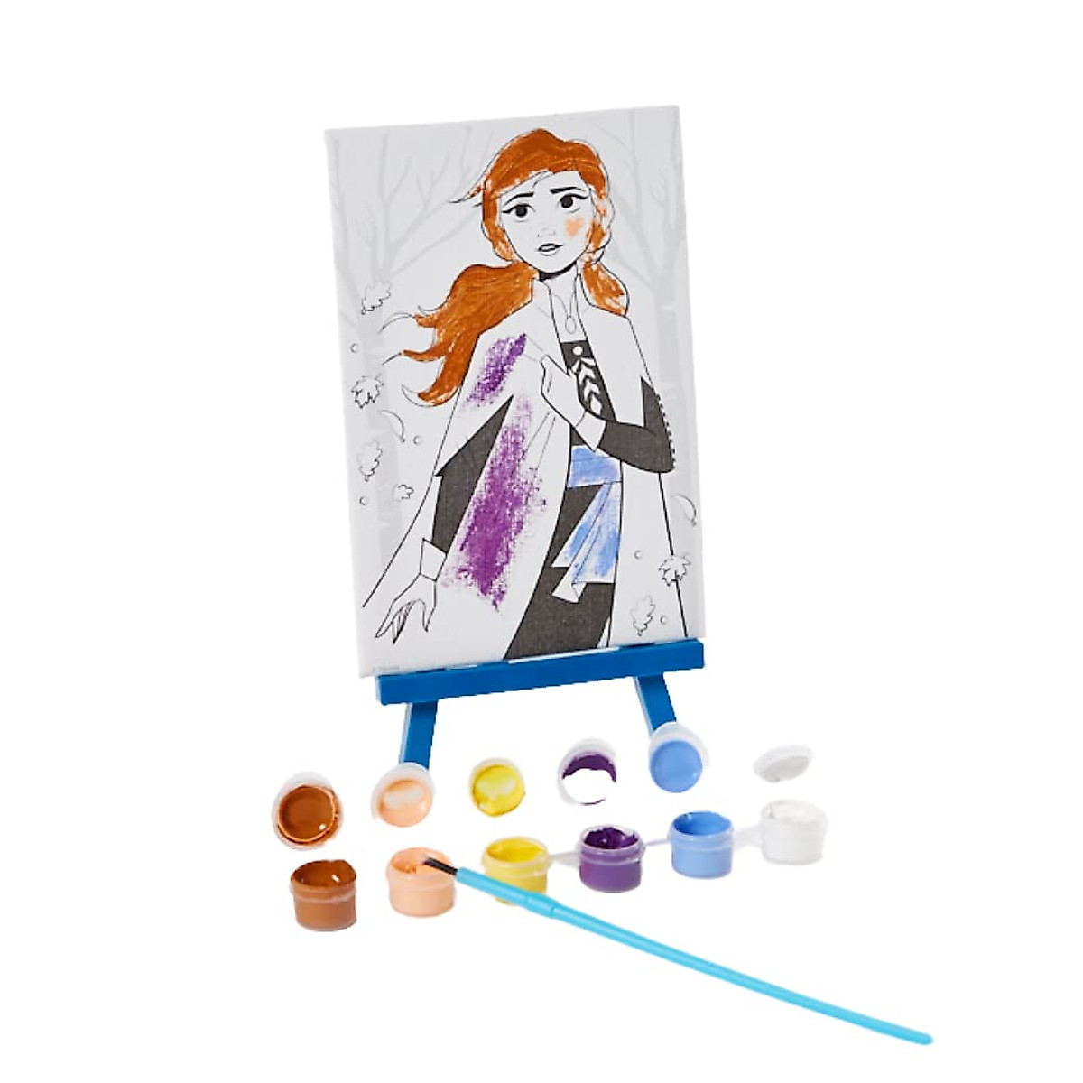 Disney Frozen 2 Paint Set for Kids Elsa Painting Set with 3 Canvases