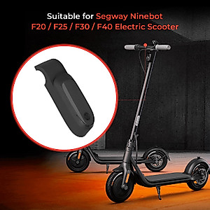 LUCK4U Waterproof Dashboard Cover Shell for Ninebot Scooter Silicone Protective Case Accessories for Segway Ninebot F20 F25 F30 F40 Electric Scooter black