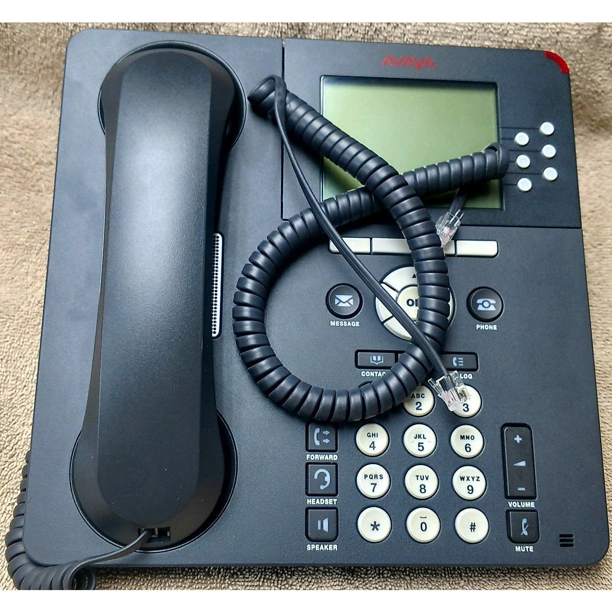 DIY-BizPhones 25-Pack of Charcoal (aka Black) 9' Ft Handset Cords Compatible with Avaya Phone 9400 9500 9600 J100 Series IP Digital 9608G 9610 9610G 9611G 9620 9620L 9630 Receiver Curly Coil Lot