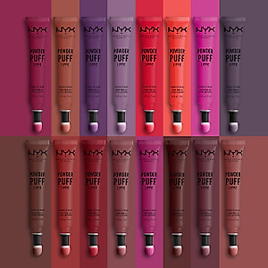 NYX PROFESSIONAL MAKEUP Powder Puff Lippie Lip Cream, Liquid Lipstick - Teenage Dream (Hot Pink)