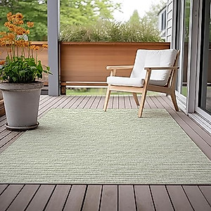 Dalyn Rugs Indoor/Outdoor Laidley LA1 Green Washable 8' x 10'