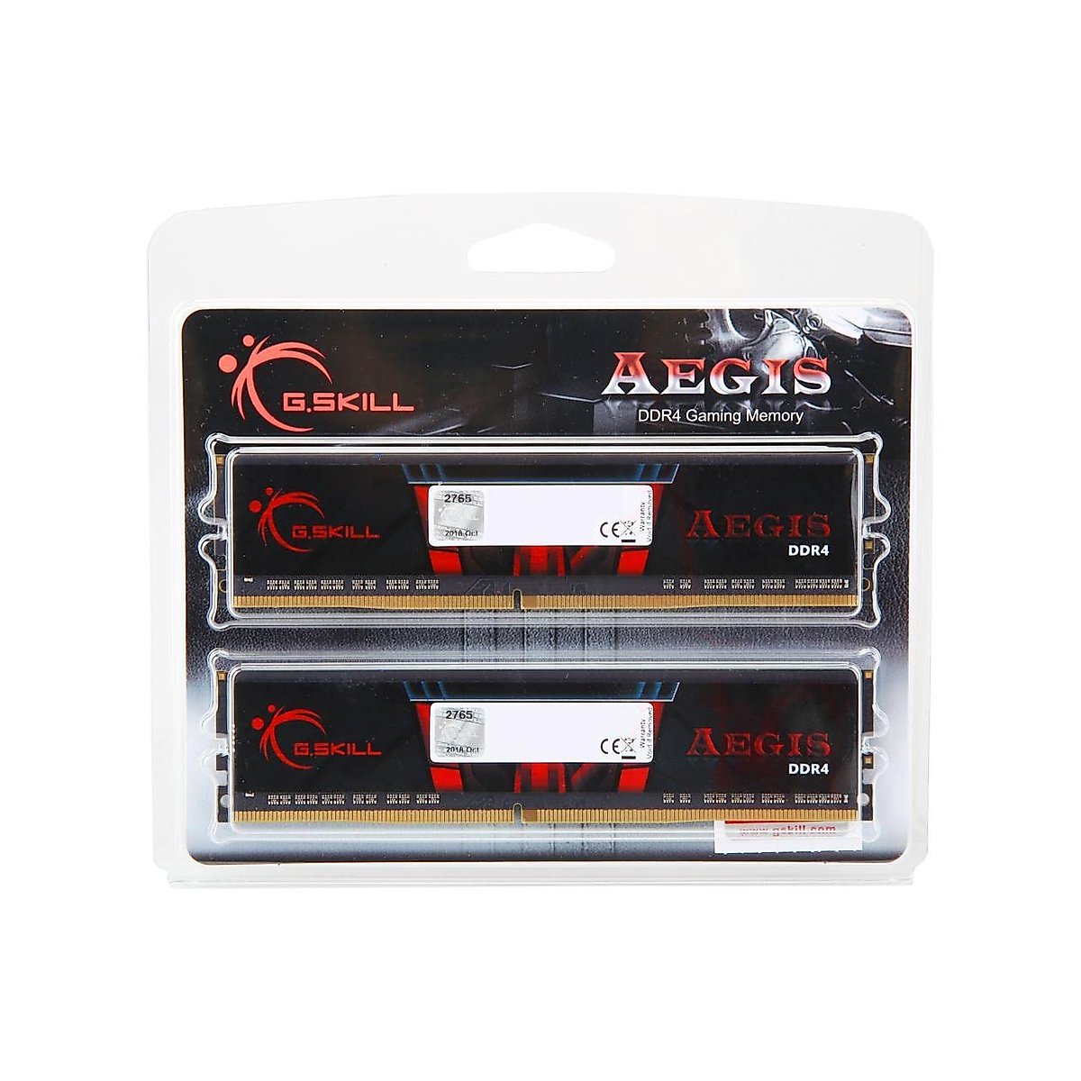 G.SKILL AEGIS Series DDR4 RAM 32GB (2x16GB) 2666MT/s CL19-19-19-43 1.20V Desktop Computer Memory UDIMM (F4-2666C19D-32GIS)