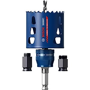 Bosch Professional 1x Expert Tough Material Hole Saw Starter Kits (Ø 51 mm, Accessories Rotary Impact Drill)