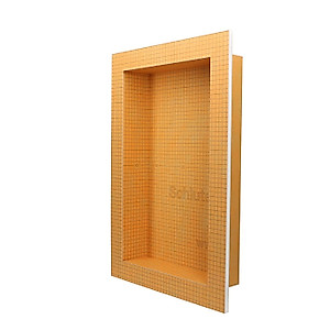Schluter KERDI-BOARD-SN Shower Niche - Waterproof and Ready-to-Tile, Easy Installation - 12" x 20" - KB12SN305508AF