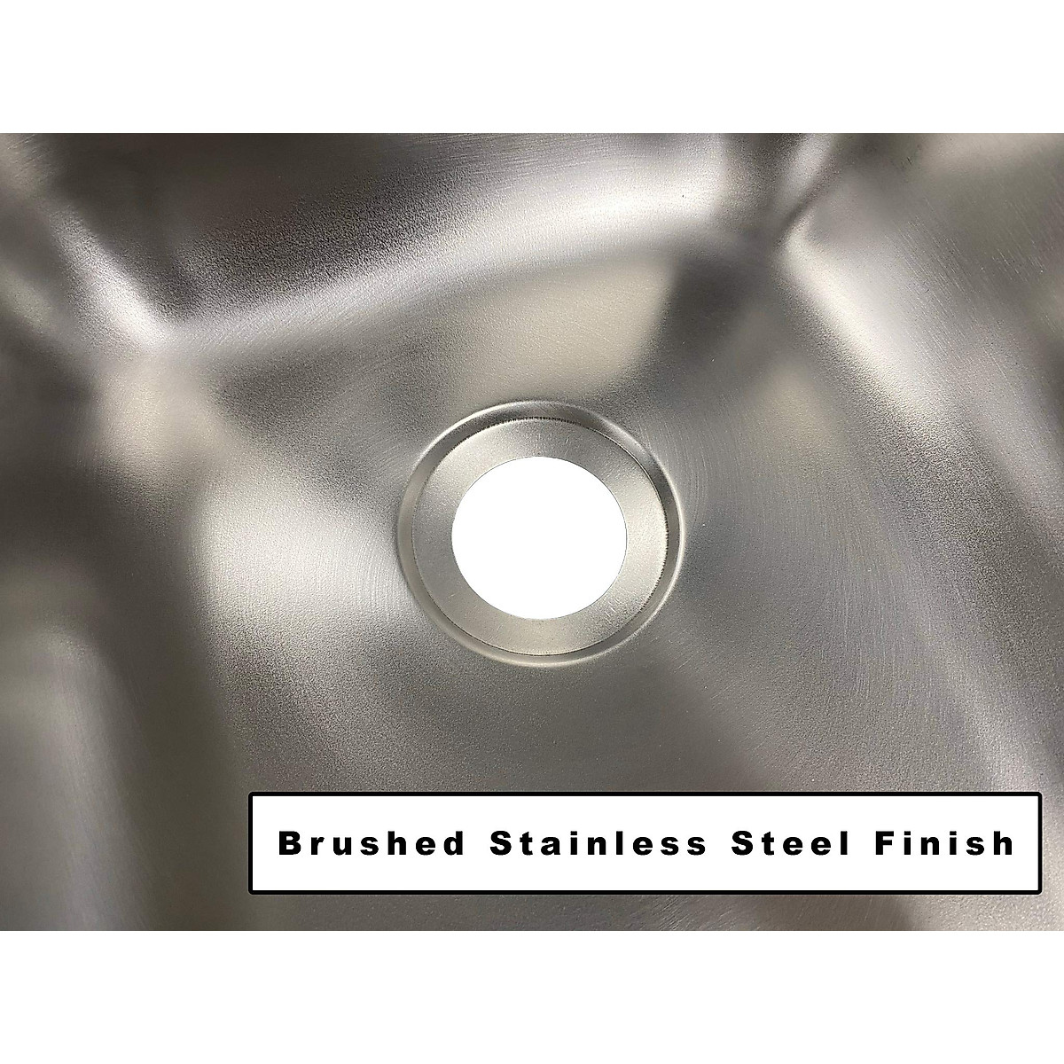 Class A Customs | 25" X 17" X 5" Stainless Steel Double Bowl Sink | 300 Series Stainless Steel | RV Camper Motor Home Sink | Concession Sink
