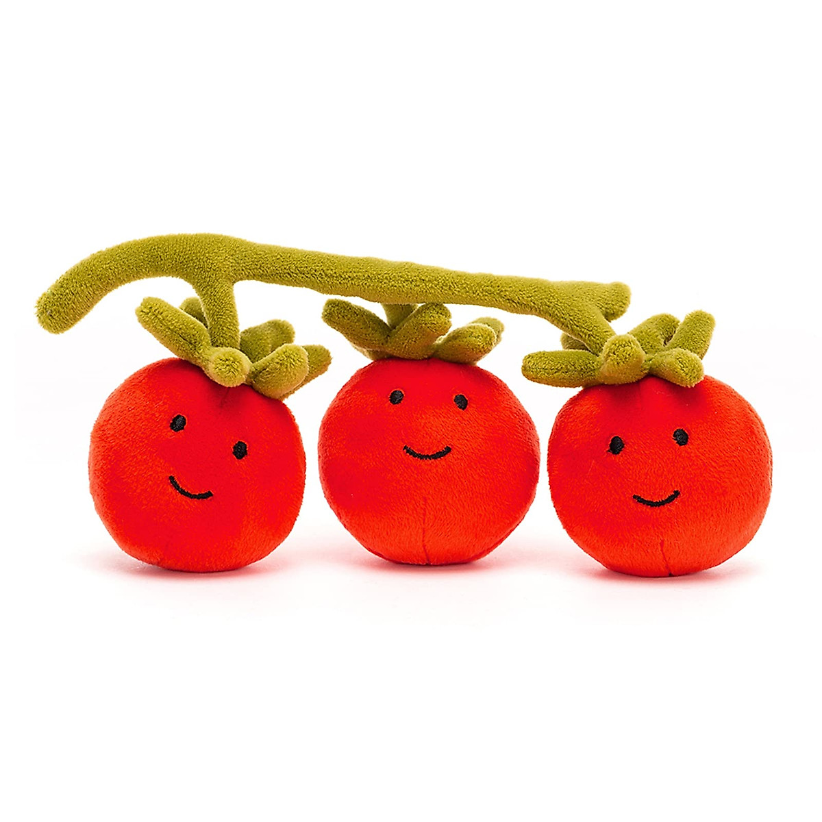 Jellycat Vivacious Vegetable Tomato Stuffed Toy, 7 inches | Vegetable Plush | Great Gift Idea