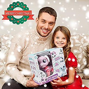 BIRANCO. Remote Control Dog Gesture Sensing - Smart Puppy Pink Toy Robot Pet Walks Barks Interactive with Toddler, STEM Play, Best Christmas Holiday Birthday Gifts for 3 4 5 6 7 8 Years Old Girl from