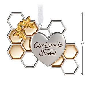 Hallmark Keepsake Christmas Ornament 2023, Our Love is Sweet, Bee and Honeycomb