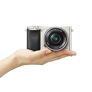 Sony Alpha a6000 Mirrorless Digital Camera with 16-50 mm Lens 24.3MP (Silver)