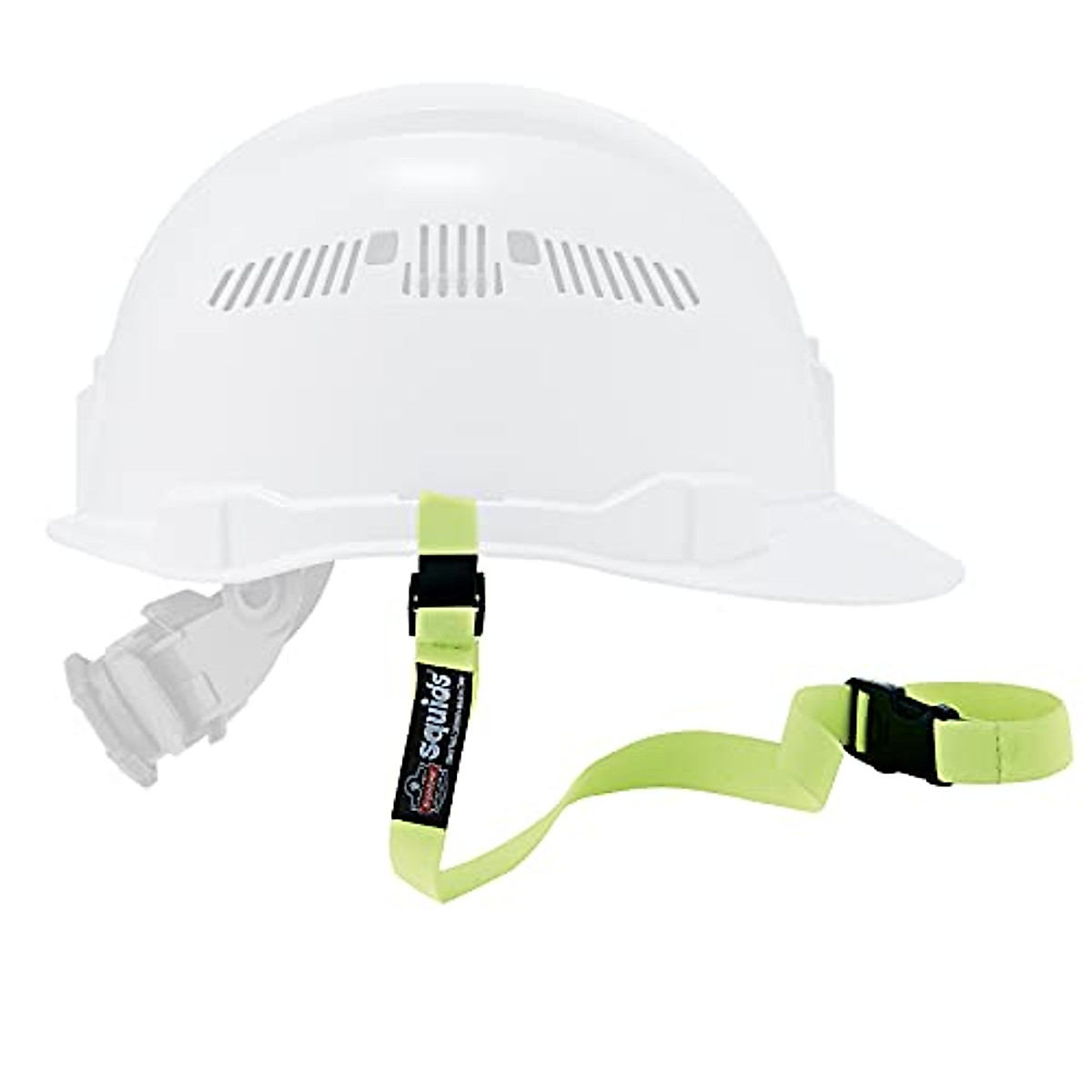 Lanyard with Buckle End, Easily Attaches to Hard Hat, Tools, or Small Valuables, Weight Capacity 2lbs, Ergodyne Squids 3150,Lime