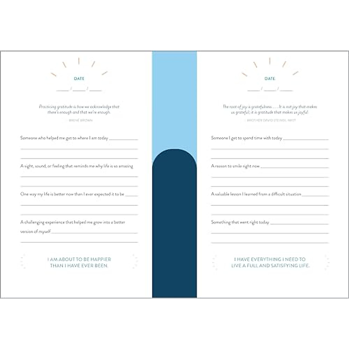 The 5-Minute Gratitude Journal: Give Thanks, Practice Positivity, Find Joy