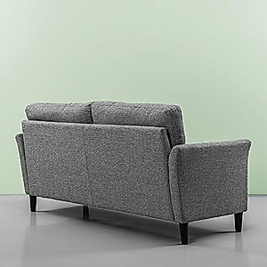 ZINUS Jackie Sofa Couch / Easy, Tool-Free Assembly, Soft Grey