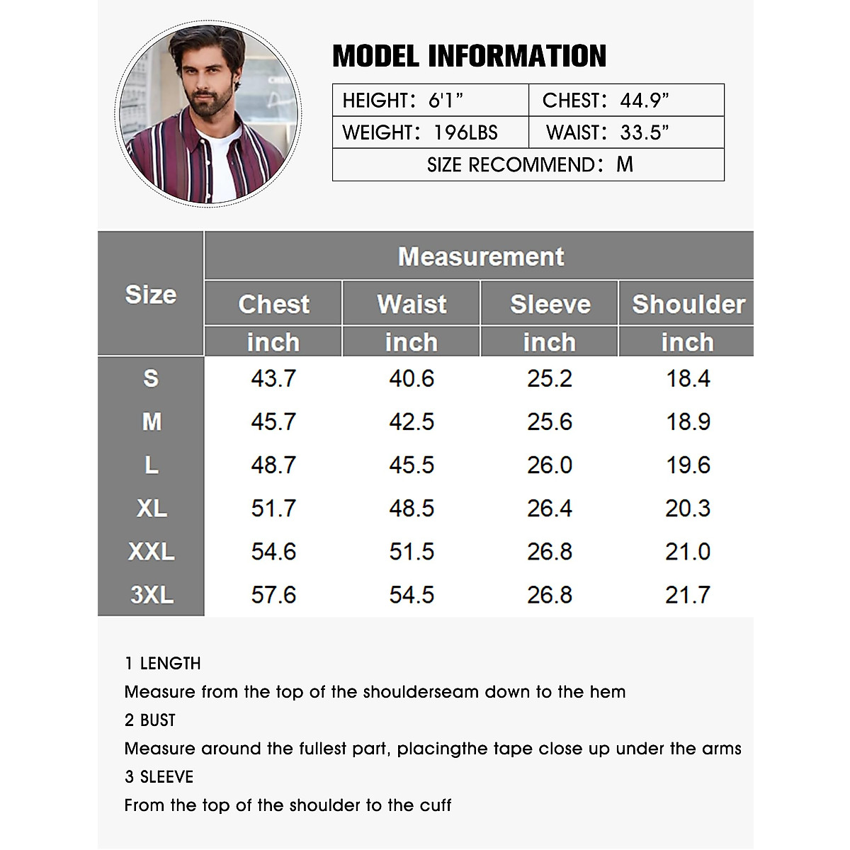 COOFANDY Mens Cotton Linen Mandarin Collar Shirts Long Sleeve Button Down Chambray Shirt Sky Blue