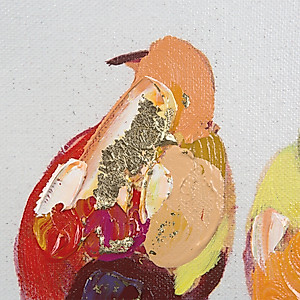 Yosemite Home Decor ARTACC0148 Birds on a Wire II Acrylic Painting, 36-Inch