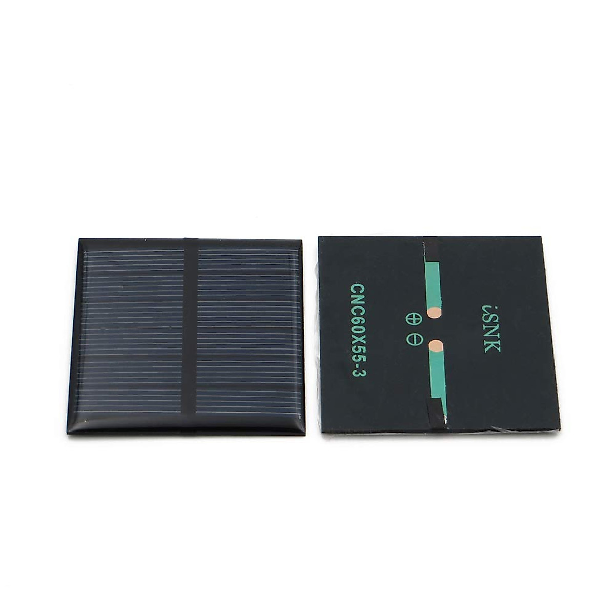 Treedix 5pcs 3V 150mA Polysilicon Solar Panel Glue Solar Cell Battery Charger DIY Solar Product Mini Small Solar Panel Module Kit Polycrystalline Silicon Encapsulated in Waterproof Resin (150mA)