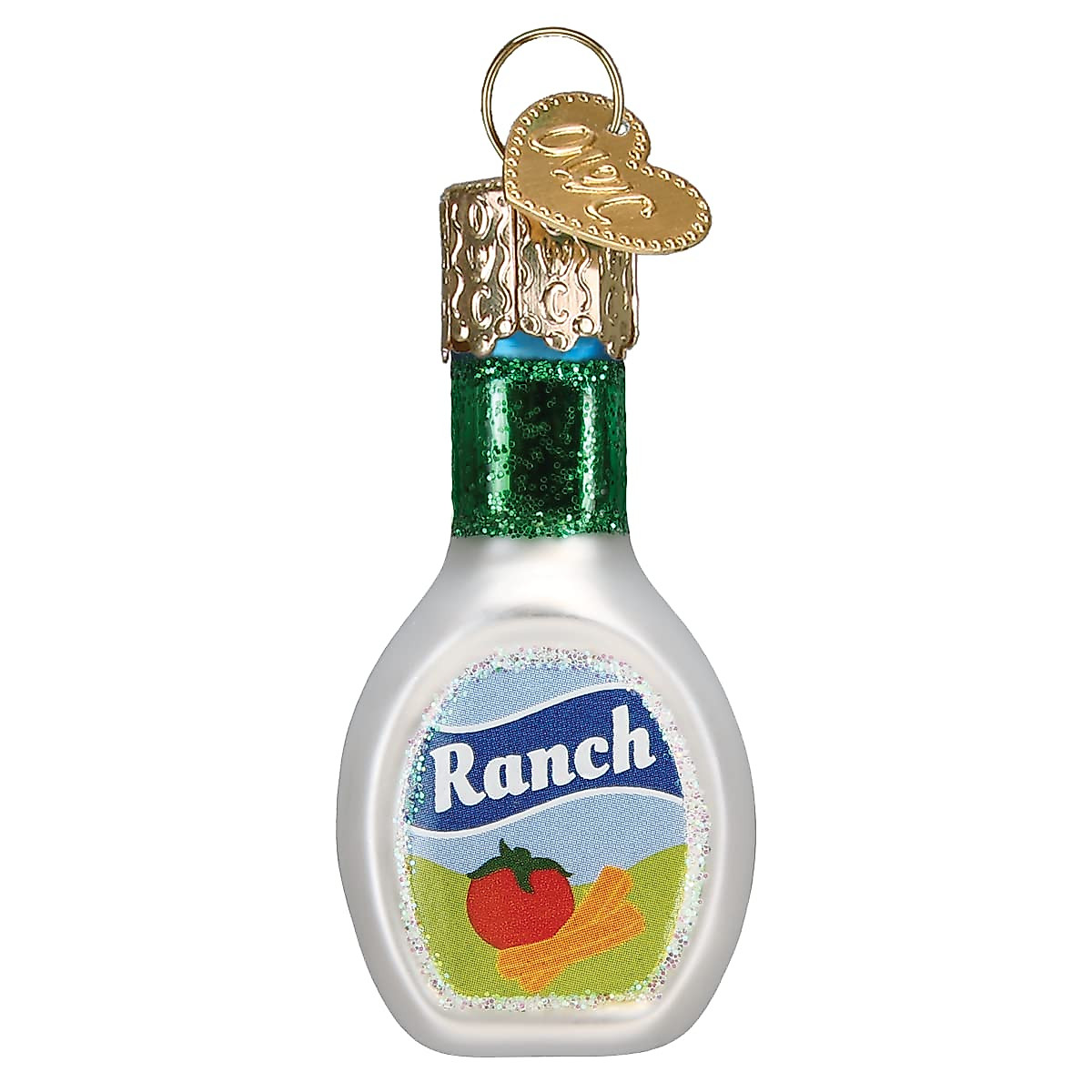 Old World Christmas Gumdrops Mini Ranch Dressing Glass Blown Ornament for Christmas Tree