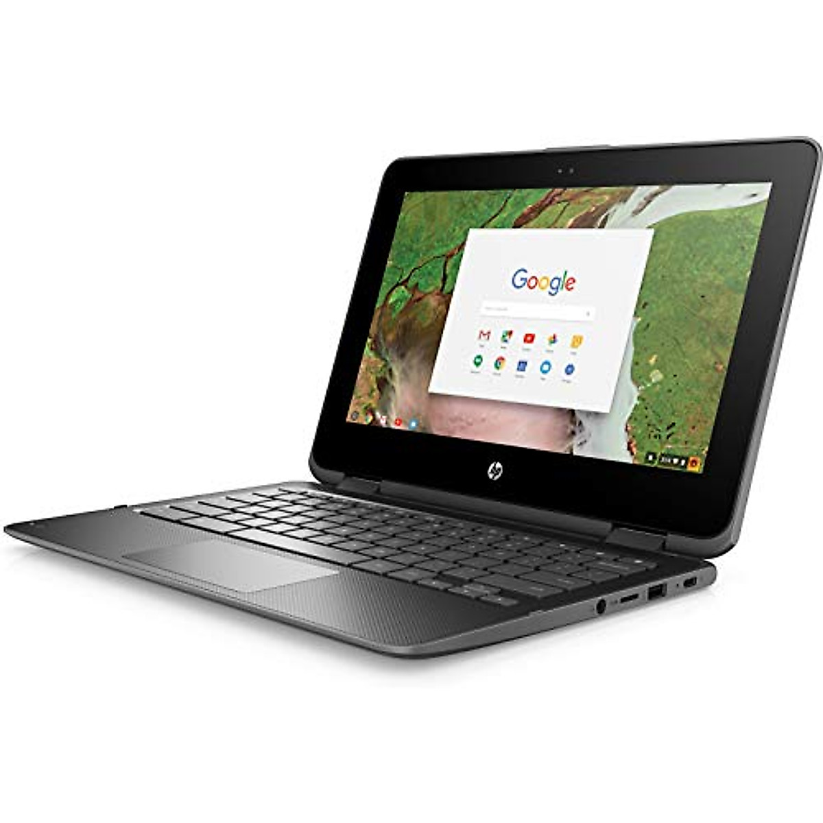 HP Chromebook 11 X360, 11.6" Corning Gorilla Glass Touchscreen Display, Intel Celeron N3350, Intel HD Graphics 500, 64GB eMMC, 4GB SDRAM, Snow White, 11-ae051wm