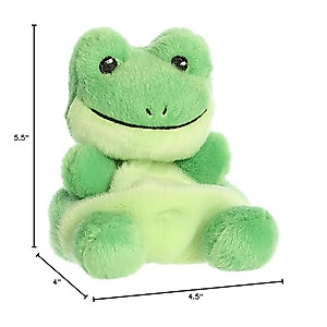 Aurora® Adorable Palm Pals™ Ribbits Frog™ Stuffed Animal - Pocket-Sized Play - Collectable Fun - Green 5 Inches