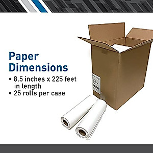 BodyMed Premium Headrest Paper, 8.5-Inch x 225-Feet, 25 Pack – Disposable Headrest Paper for Chiropractic or Massage Tables – Premium Quality Medical Paper – Medical Face Barrier Paper