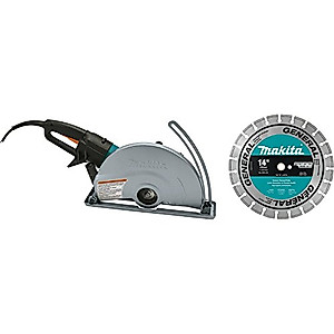 Makita 4114X 14" SJS™ Electric Angle Cutter, with 14" Diamond Blade