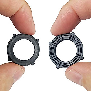 TTSAM Garden Hose Seal Waters Hose Washers Hose Ring, Rubber Hose Gaskets Firmly Set Inside Fittings for Garden Hose and Water Faucet (Pack of 20)