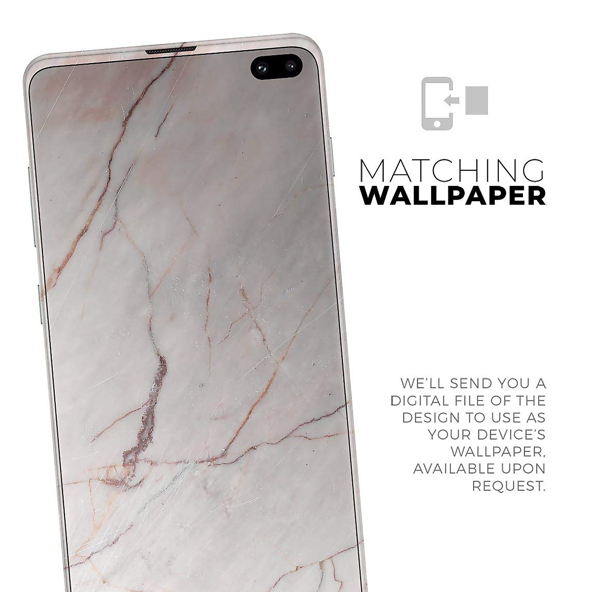 DesignSkinz Slate Marble Surface V11 Protective Vinyl Decal Wrap Skin Cover Compatible with The Samsung Galaxy S20 (Screen Trim & Back Glass Skin)