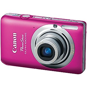 Canon PowerShot ELPH 100 HS 12.1 MP CMOS Digital Camera with 4X Optical Zoom (Pink)