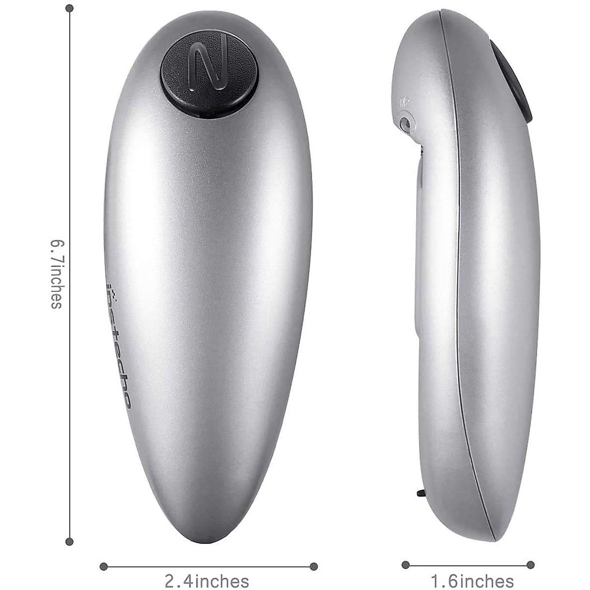 AUBNICO Electric Can Opener, Automatic Can Opener Hands Free with Smooth Edge Upgraded Battery Can Opener Just A Simple Push of Button -No Sharp Edge, Silver-21