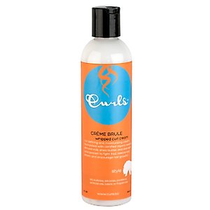 Curls Crème Brule Whipped Sculpting Cream - Dry, Wavy, Curly, and Textured Hair - Fights Frizz and Defines Refresh and Rehydrate, 8oz