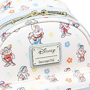 Loungefly Women's Disney Snow White and the Seven Dwarfs Blue Backpack