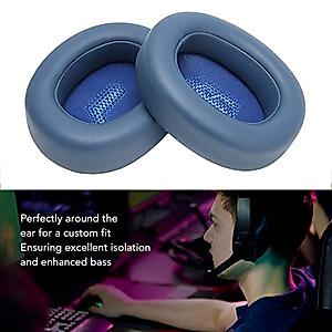 Yoidesu Replacement Ear Pads for JBL Everest Elite 750 750NC Over Ear Headphones Earpads, Headset Ear Cushion Repair Parts (Blue)