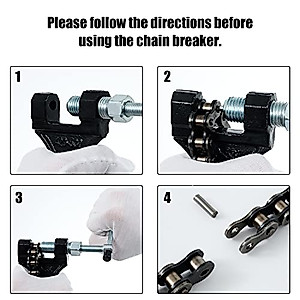 DYCTAHO Chain Breaker #420-530 Chain Tool fit for Dirt Pit Bike ATV Quad Go Kart Scooter Motorcycle Bicycle Chain Break # 420 428 520 525 528 530